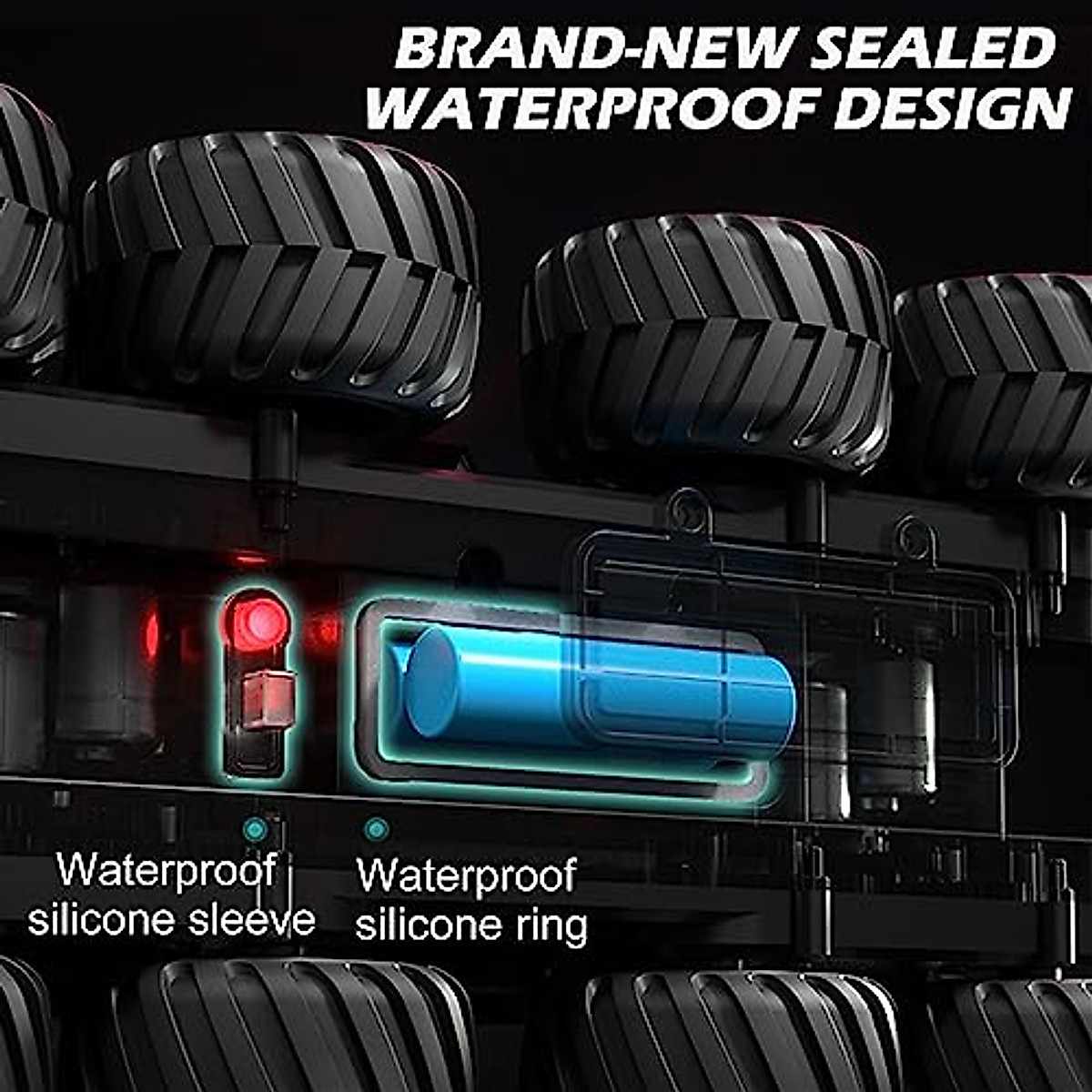 RANFLY RC Cars for Boys Age 8-12, 8WD Amphibious Remote Control Car with 2 Battery, 1:12 Offroad Waterproof RC Trucks, 2.4G All Terrain RC Drift Cars for Adults