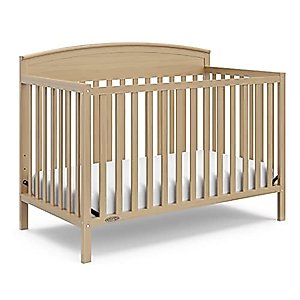 Graco Benton 5-in-1 Convertible Crib (Driftwood) – GREENGUARD Gold Certified, Converts from Baby Crib to Toddler Bed, Daybed and Full-Size Bed, Fits Standard Full-Size Crib Mattress