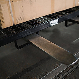 Titan Attachments Heavy Duty Rolling Platform Base with Fork Pockets 2,500 Capacity