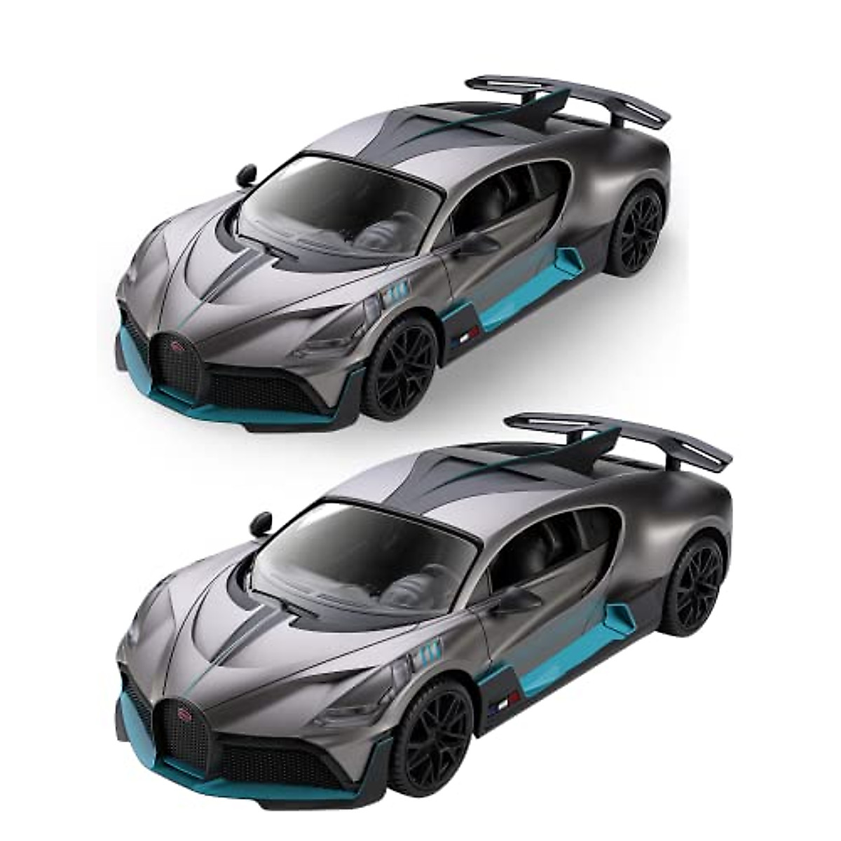 MIEBELY Bugatti Divo Remote Control Car, Rechargeable High Speed Toy Car 12km/h Officially Authorized Model Car 2.4Ghz Vehicle Racing Hobby Rc Car Children, Adults with LED Lights Birthday Gift