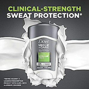 DOVE MEN + CARE Clinical Strength Antiperspirant Extra Fresh, 1.7 oz