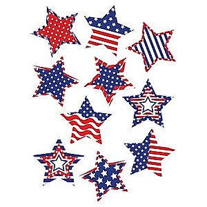 Teacher Created Resources 5285 Patriotic Stars Accents