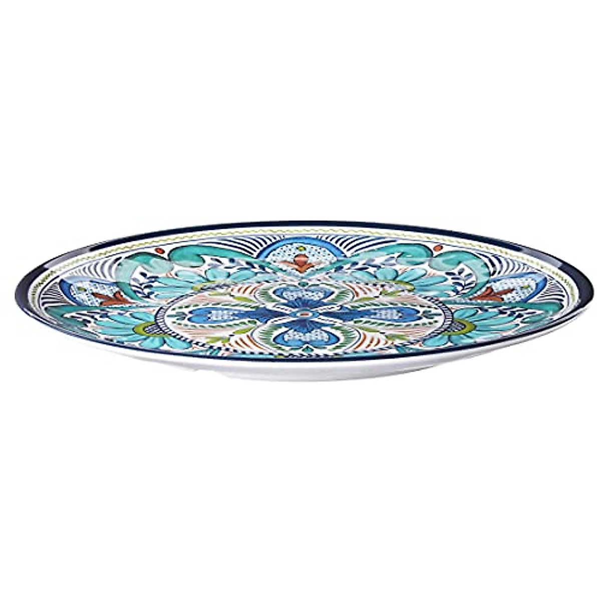 Certified International Talavera 14" Melamine Round Platter, Multicolor