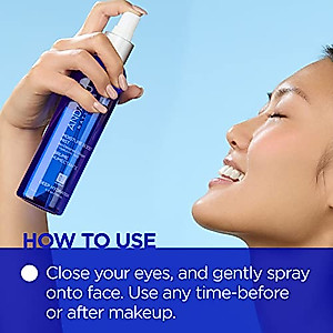 Andalou Naturals Face Mist, Moisture Boost Facial Spray with Hyaluronic Acid & Collagen, Hydrating & Moisturizing Skin Care for Dry and Dehydrated Skin, 6 fl oz