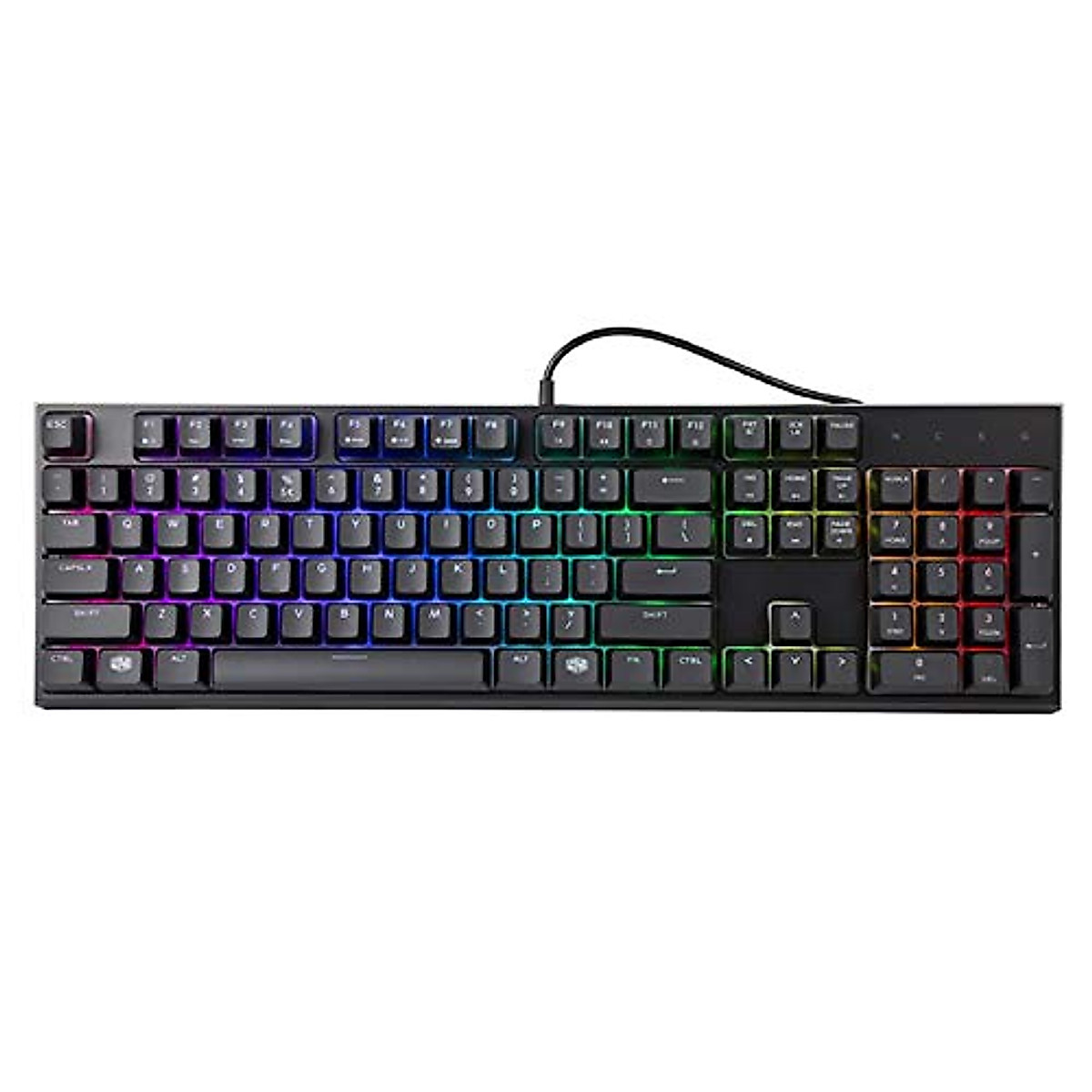 Cooler Master MasterSet MS120 Gaming Keyboard & Mouse Combo, Floating, Clicky Full RGB LED Backlit, On the Fly