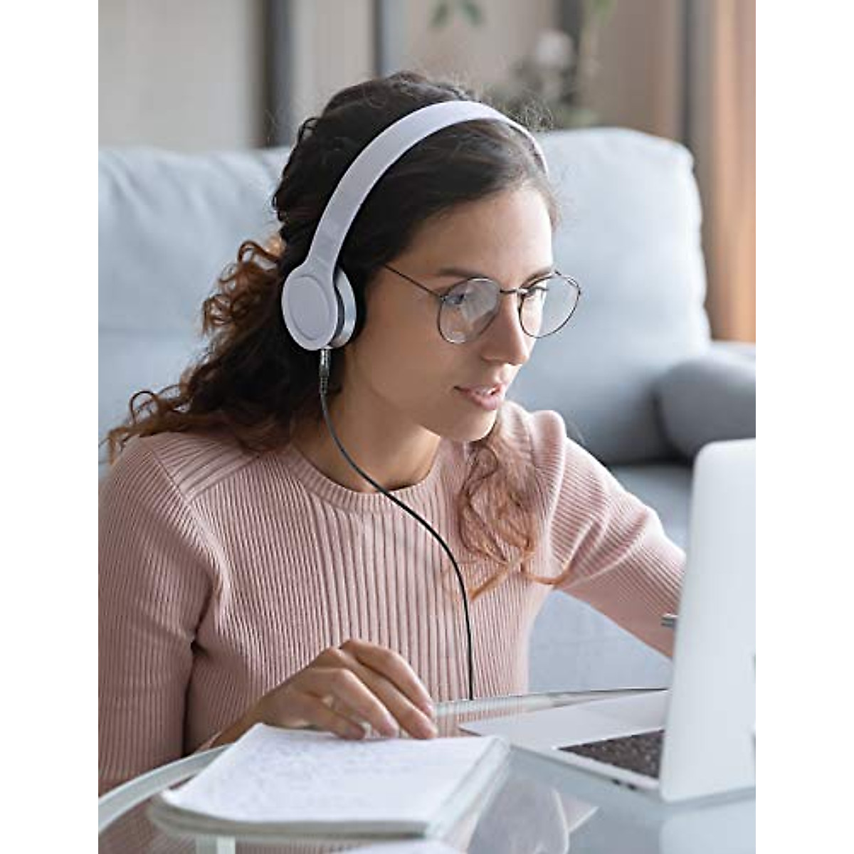 Mr Rex 2.5mm to 3.5mm Audio Aux Cable for Bose 700 QuietComfort QC45 QC35II QC35 QC25 Headphones, JBL E45BT E55BT Headsets, Headphone Replacement Cord Nylon Braided Cable Stereo Adapter 5ft/1.5m,Black