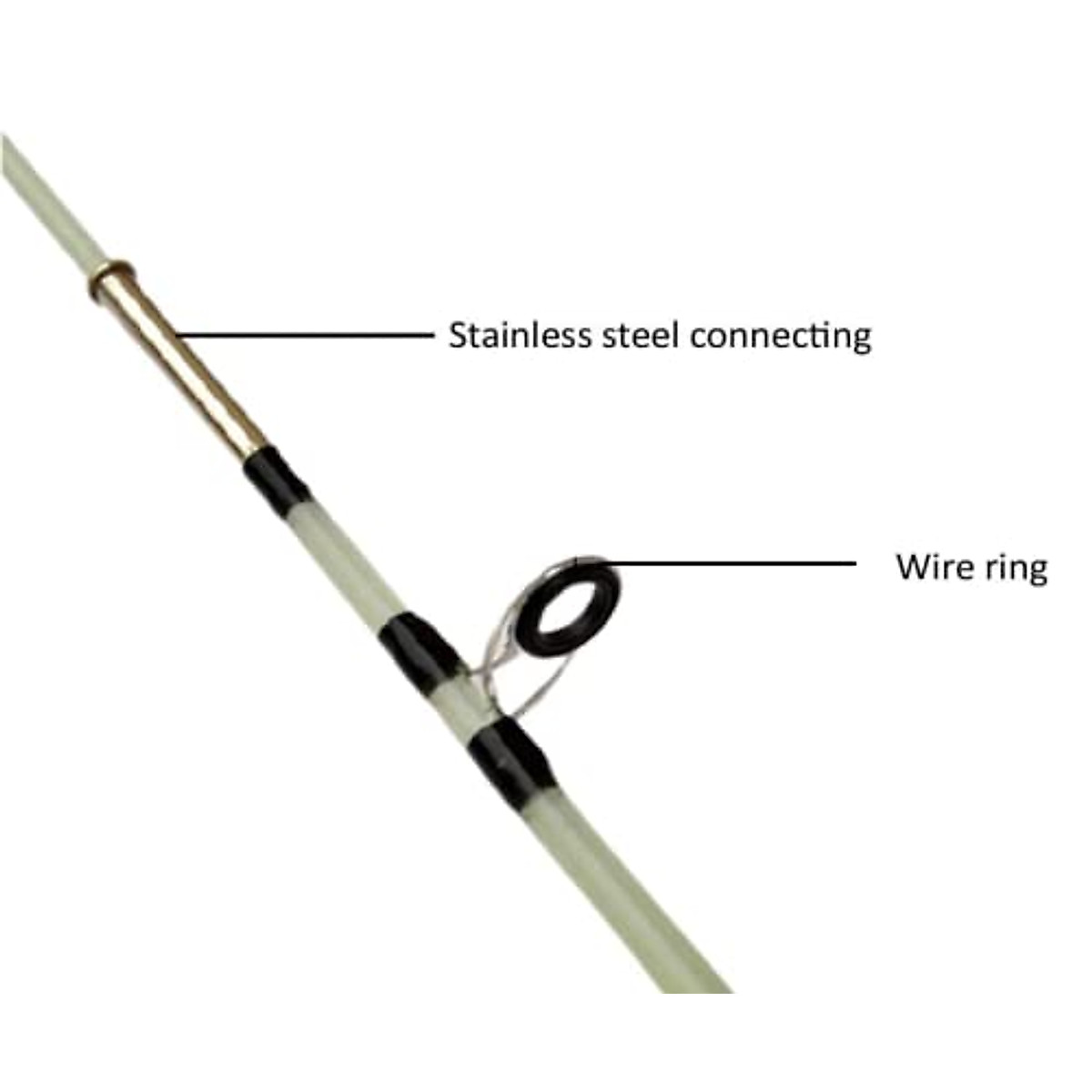 9ft. Crocodile Fishing Rod 2 Section