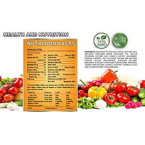 The Survival Tabs 60-Day 720 Tabs Emergency Food Ration Survival MREs Food Replacement for Outdoor Activities Disaster Preparedness Gluten Free and Non-GMO 25 Years Shelf Life Long Term - Mixed Flavor