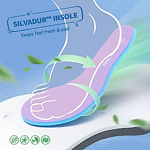 DREAM PAIRS Girls Slip-On Sneakers Kids Sparkle Pop Lightweight Jelly Sole Walking Shoes,Size 2 Little Kid,Rainbow//Pink,SDFS2303K