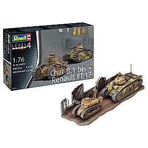 Revell Kit 1:76 - Char B.1 Bis & Renault Ft.17