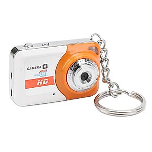 Pomya Mini DV Camera, Small Video Camera Recorder Motion Detection Support 32G Memory, USB Mini Camera Keychain Video Recorder for Webcam, Kids Students ()
