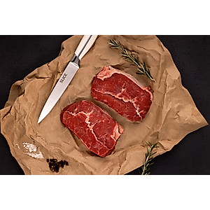 Blue Moon Stainless Steel 5-Piece Knife Set & Block