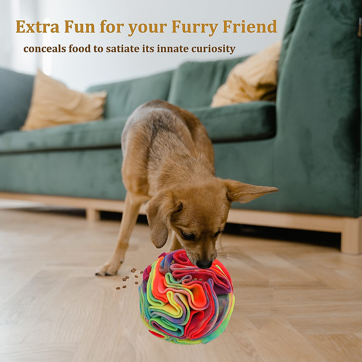 Ablechien Snuffle Ball for Dogs, Slow Down Eating, Dog Enrichment Toys, Sniffle Interactive Treat Game, Enhance Sniffing, Dog Snuffle Puzzle Toy…