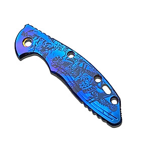 Metonboss SAMURAI Flamed Titanium scale for XM-18 3.5 Hinderer