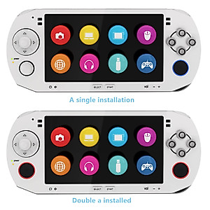 SOLUSTRE 16 Pcs Button Cap Joystick Thumb Grip Cap Handgrip Gaming Stand Qgrips Joystick Caps for Game Machine Silicone Grips Thumb Grips Thumb Stick Cover Handle Cover Shine