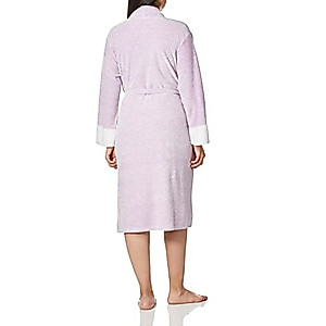 N Natori Women's 42 Inch Terry Robe, Royal Purple, Medium