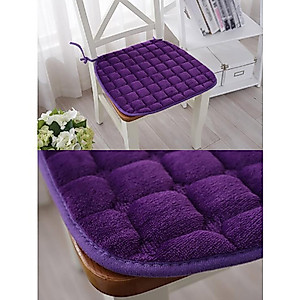 TUNKENCE Kitchen Chair Cushions Desk Chair Cushion Chair Pad with Back Support Seat Cushions Pillows with Ties for Dining Chairs, Office Soft and Comfortable
