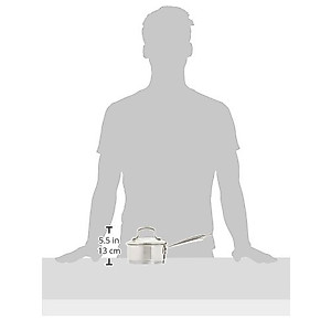 Cuisinart 8919-14 Professional Series 1-Quart Saucepan with Cover, Stainless Steel