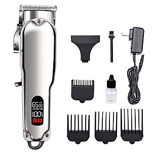 Metal Body Electric Clippers, Strong Power, No Damage to Pet Skin, Fine Adjustment of The First Five Gears, Large-Capacity Lithium Battery