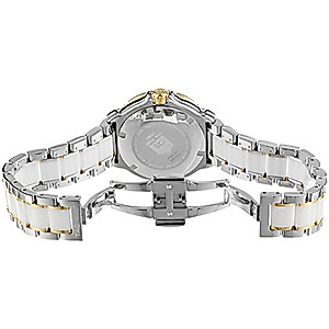 TAG Heuer Women's WAH1221.BB0865 Formula 1 Two-Tone Bracelet Watch with White Ceramic and Diamonds