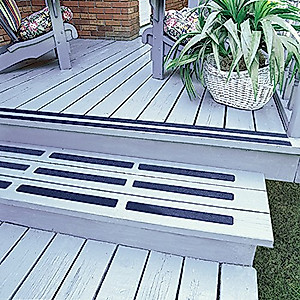 Incom Manufacturing: Life Safe Premium Grade High Traction Abrasive Non Slip 60 Grit Indoor Outdoor Anti-Slip Adhesive Grip Safety Tape, 2 Inch x 5 ft., Black