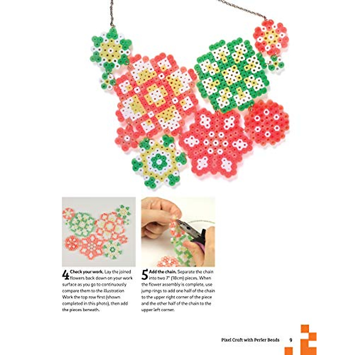 Pixel Craft with Perler Beads: More Than 50 Patterns: Patterns for Hama, Perler, Pyssla, Nabbi, and Melty Beads (Design Originals) Retro 8-Bit Wearables, Jewelry, & Home Decor, Step-by-Step