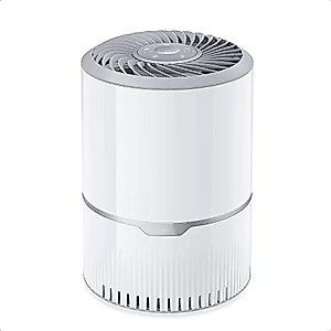 Air Purifier for Home Bedroom, H13 True HEPA Filter with 3 Stage Filtration, Speed Control, Sleep Mode, Remove 99.97% Dust Smoke Pollen Pet Dander