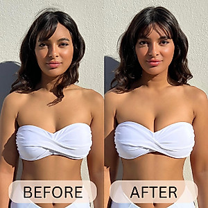 Epiphany LA Women's Strapless Style Push-up Padding Inserts for Swimsuits, Sports Bras, and Clothing (C-Cup (1 Pair))