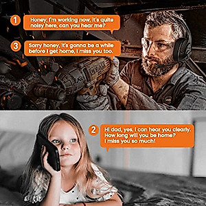 EKSA Truck Driver Bluetooth Headset with Microphone, Environmental Noise Cancelling Wireless Headphone, 99ft Long Wireless Range, Up to 30 Hours of Talk Time, Ultra-Large Soft Earmuff Trucker Headset