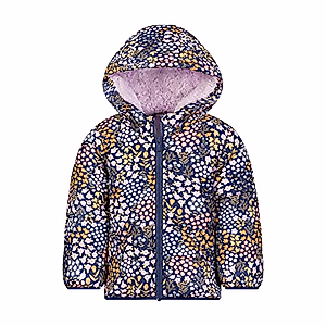 Carter's Baby Girl Winter Jacket, Ditsy Floral, 18 Months