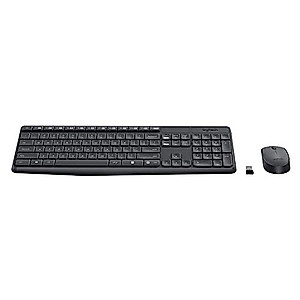 Logitech MK235 Wireless Keyboard and Mouse (Renewed)