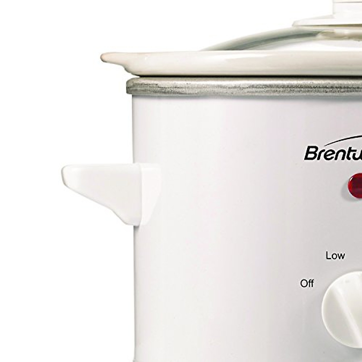 Brentwood Slow Cooker, 1.5 Quart, White