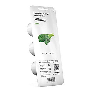 Click and Grow Smart Garden Mibuna Plant Pods, 3-Pack