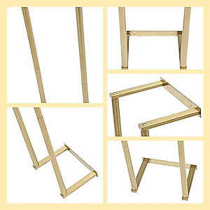 Towel Rack,Towel Racks for Bathroom,Punching/No-punching Wall Mounted Towel Storage Organizer,Stainless Steel Bath Towel Holder,Modern Wall Shelf for Small Space,20.2*15.5*73cm/7.95*6.1*28.74in Gold