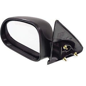 Kool-Vue Driver Side Mirror Compatible with 1997-2004 Dodge Dakota & 1998-2003 Durango Textured Black, Manual Glass, 5 x 7 in. housing - CH1320174