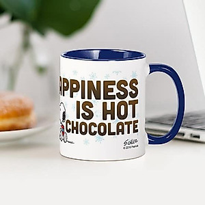 CafePress Peanuts Hot Chocolate Mugs Ceramic Coffee Mug, Tea Cup 11 oz