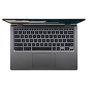 Acer Chromebook Spin 513 Convertible Laptop | Qualcomm Snapdragon 7c | 13.3" FHD IPS Touch Corning Gorilla Glass Display | 4GB LPDDR4X | 64GB eMMC | WiFi 5 | Backlit KB | Chrome OS | R841T-S4ZG, Gray