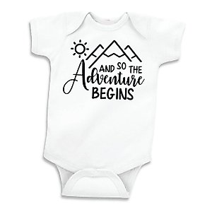 Bump and Beyond Designs Baby-Boys Announcement Gift Leotard for Dad Grandpa or Grandma White, 0-3 Months