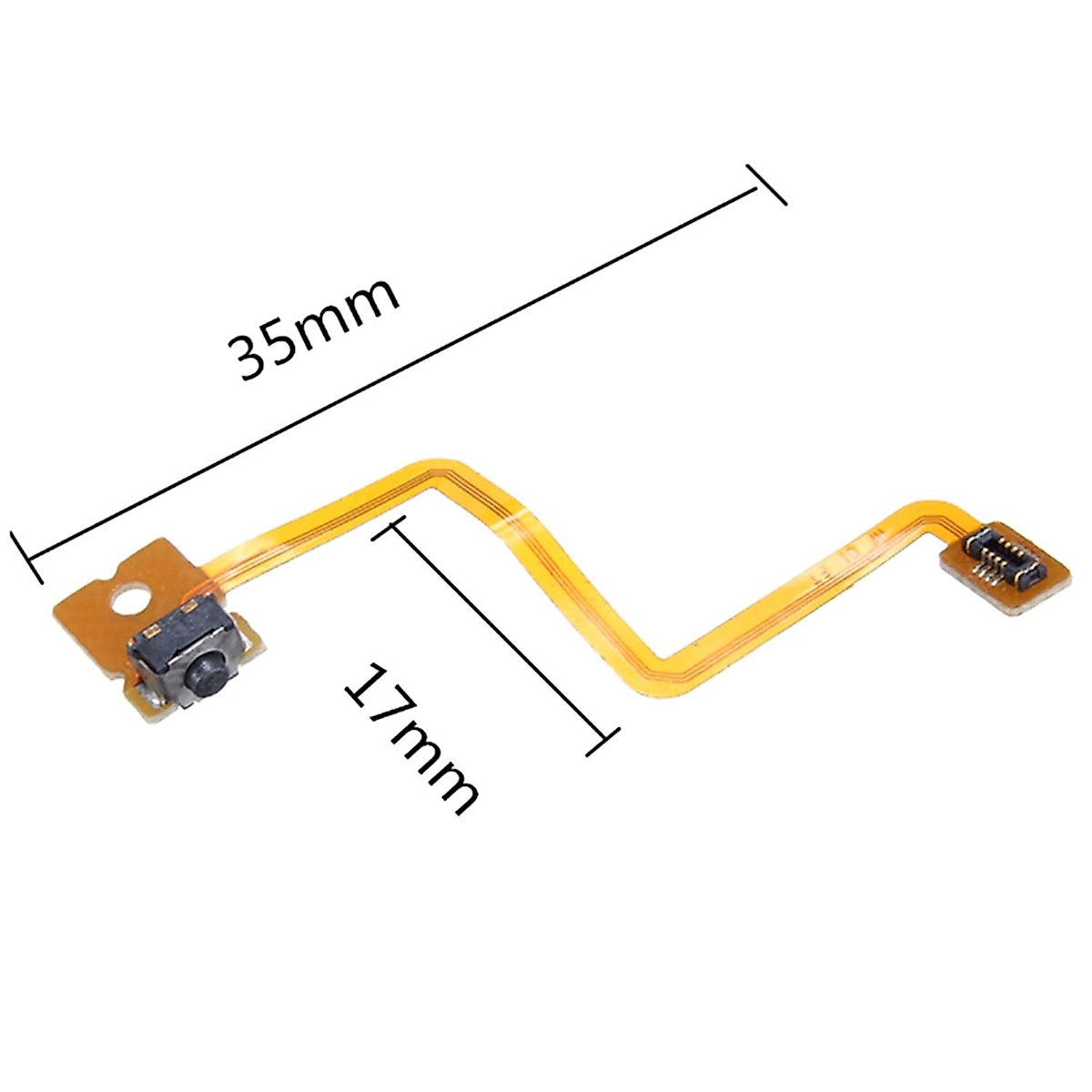 Replacement L/R shoulder button with flex cable for NS 3DS