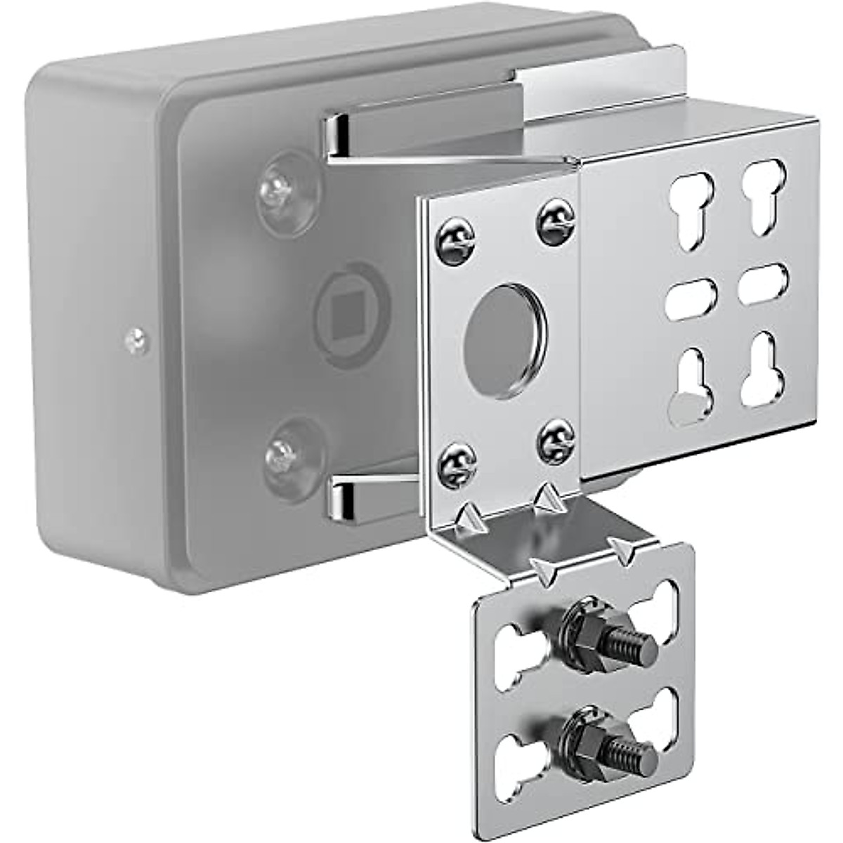 onlyfire 6902 Universal Barbecue Grill Stainless Steel Rotisserie Motor Bracket Set