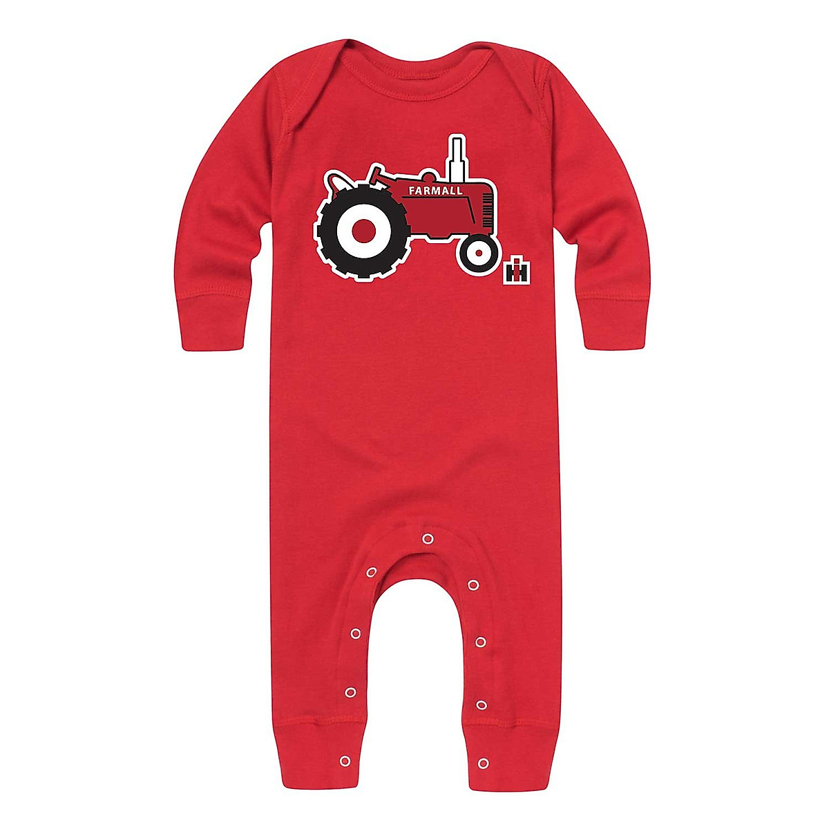 Country Casuals International Harvester - IH Little Tractor - Baby Long Legged Bodysuit - Size 6 Months
