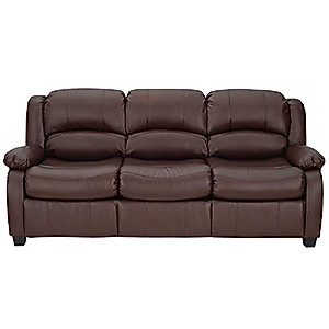 RecPro Charles 80" RV Sleeper Sofa w/Hide A Bed | RV Furniture | RV Sofa (Mahogany)