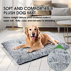 MINGT Dog Bed, Washable Dog Bed for Large Dogs Kennel pad, Anti-Slip Pet Sleeping for Medium Small Dogs Indoor & Outdoor Use (XL(43 x 29 in))