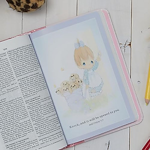 NKJV, Precious Moments Small Hands Bible, Hardcover, Pink, Comfort Print: Holy Bible, New King James Version