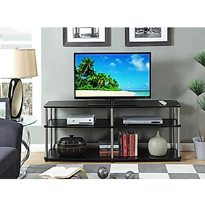 Convenience Concepts Designs2Go 3 Tier 60" TV Stand, Black