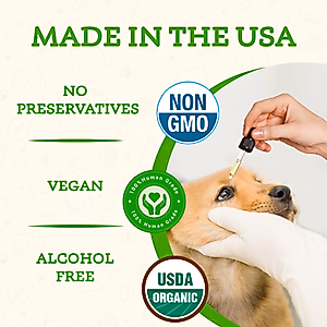 Animal Essentials Eye Defense for Dogs & Cats - Eye Support, Ocular Health, Lutein-Rich Formula, Herbal Blend, Bilberry, Calendula - 1 Fl Oz