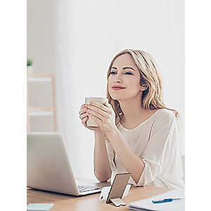 Frienda 4 Pieces Sublimation Blank Cell Phone Stand Holder Sublimation Phone Holders Sublimation Desktop Phone Holder for Home Office