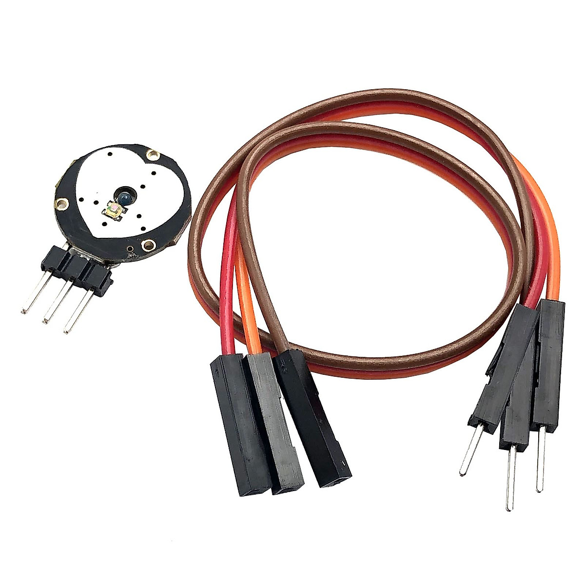 FainWan 3PCS Pulse Sensor Heart Rate Sensor Monitor Pulse Sensor Compatible with Ar-duino Module Raspberry pi