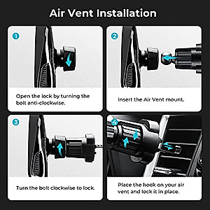 PITAKA Magsafe Car Mount for iPhone 14/13 Series, Air Vent Phone Holder for Car with Cooling Fan, 360 Degree Rotation, [MagEZ Car Mount Pro] Compatible with MagEZ Case for Galaxy S23/S22 Series