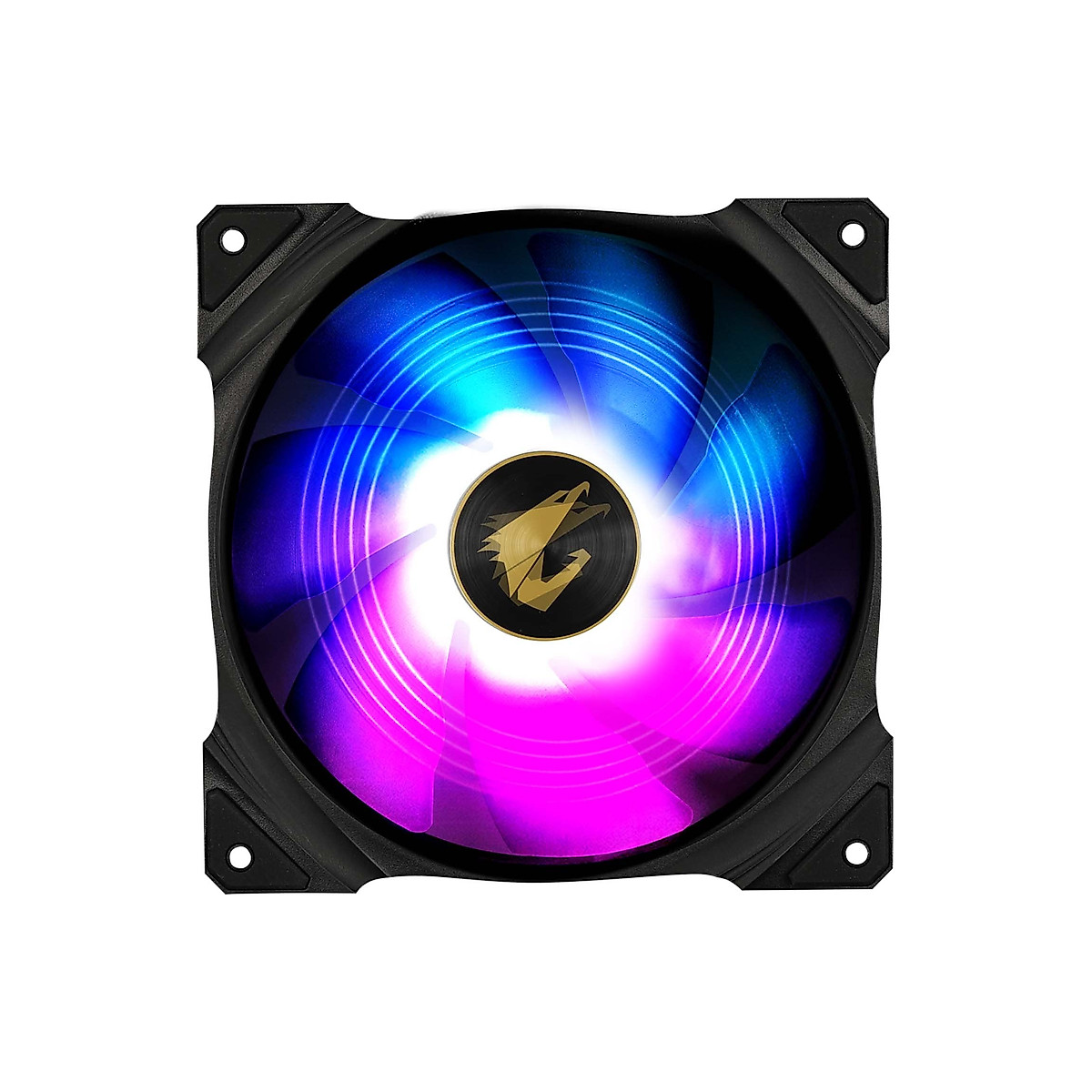 Gigabyte GP-AR140RFAN - AORUS 140mm Sleeve Bearing ARGB Computer Case Fan, Black